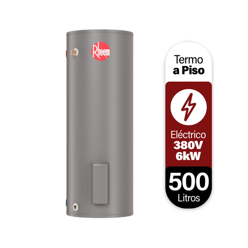 Termo Eléctrico Rheem 500 Litros Pie 380V 6000W - BOX SOLUTION